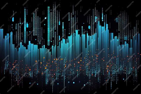 Premium Photo Abstract Big Data Flow Background
