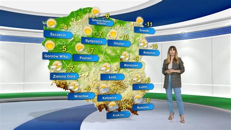 Pogoda na jutro poniedziałek 8 01 Przed nami mroźna noc i zimny ale