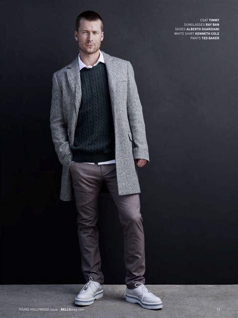 Glen Powell Bello Magazine Photoshoot October 2015 Glen Powell