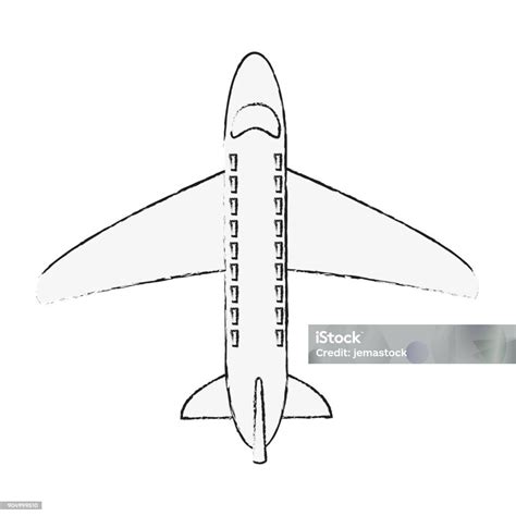 비행기 제트 Topview 개념에 대한 스톡 벡터 아트 및 기타 이미지 개념 검은색 관광 Istock