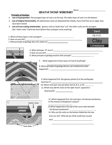 Finding Clues To Rock Layers Worksheet Answer Key Must Read