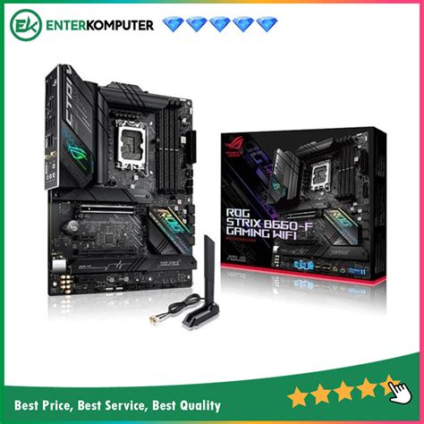 Jual Asus Rog Strix B660 F Gaming Wifi Lga1700 B660 Ddr5 Usb3 2 Sata3 Shopee Indonesia