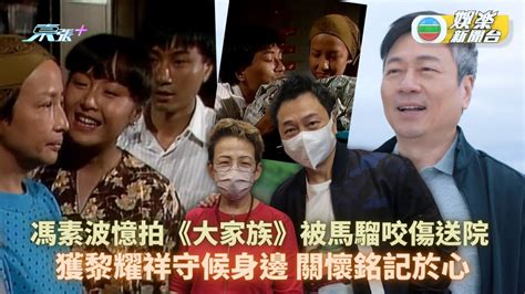 馮素波憶拍大家族被馬騮咬傷送院獲黎耀祥守候身邊關懷銘記於心 東張