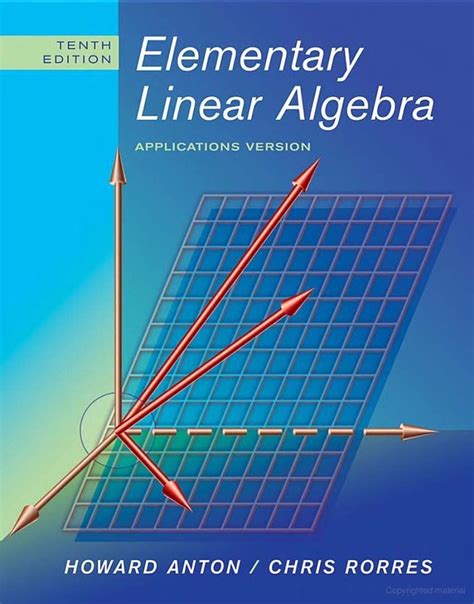 Pdf Descargar Elementary Linear Algebra Howard Anton And Chris Rorres