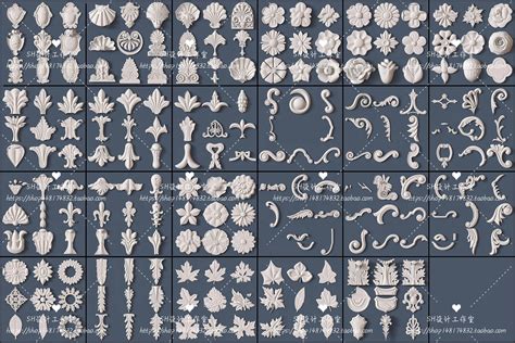 3ds Max Decorative Plaster 3d Models 0020