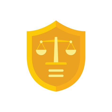 Fiscal Escudo Icono Plano Aislado Vector Vector En Vecteezy