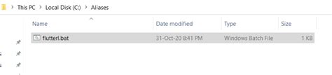How To Create Multiple Flutter Aliases To Use In Command Prompt In