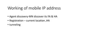 Mobile Ip PPTX Computer Networking Computing