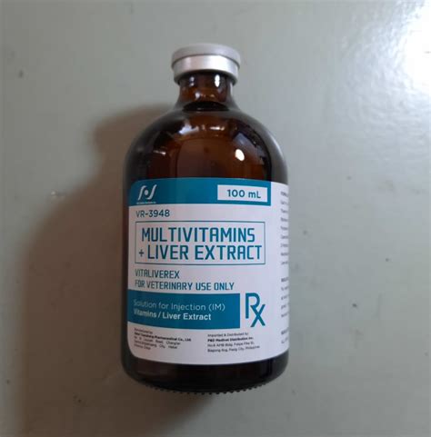 Multivitamins Liver Extract Vitaliverex Solution For Injection Im