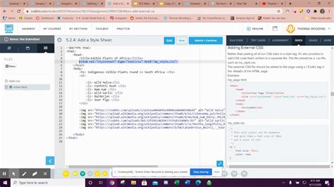 5 2 4 adding an external css page youtube