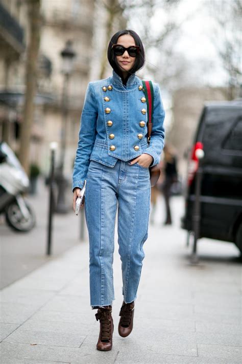 Comment Porter La Veste En Jean Madame Figaro