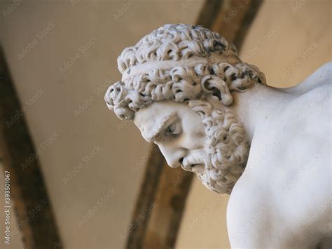 Face Of Hercules And The Centaur Nessus Is A Neoclassical Marble Statue By The Sculptor Of The