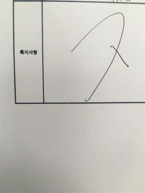 특이사항 없음 표시 지식in