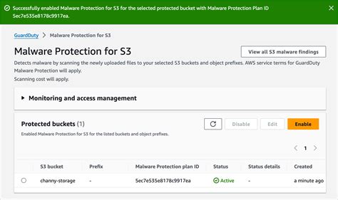 适用于 Amazon S3 的 Amazon Guardduty 恶意软件防护简介 亚马逊aws官方博客