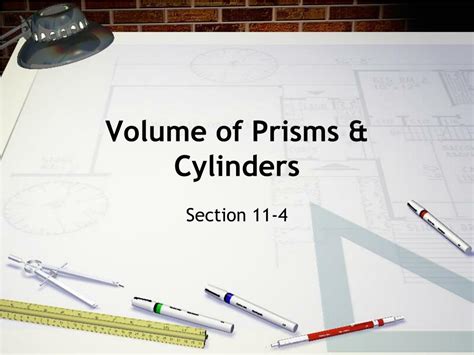 Ppt Volume Of Prisms And Cylinders Powerpoint Presentation Free