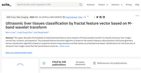 [citation Report] Ultrasonic Liver Tissues Classification By Fractal Feature Vector Based On M