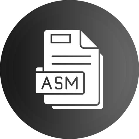 Asm Solid Black Icon 38543973 Vector Art At Vecteezy