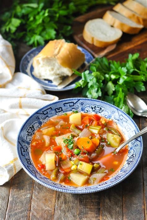 Crock Pot Vegetable Soup The Seasoned Mom