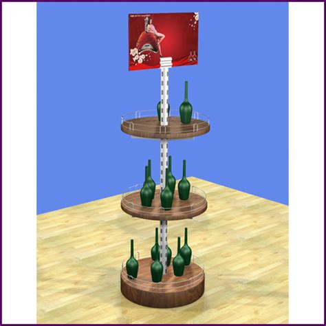 High Quality Rotate Steel Display Shelf For Shop Shelf High Quality