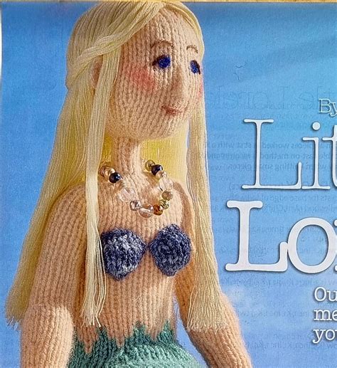 Alan Dart Mermaid Toy Knitting Pattern The Old Toy Knitting Shop