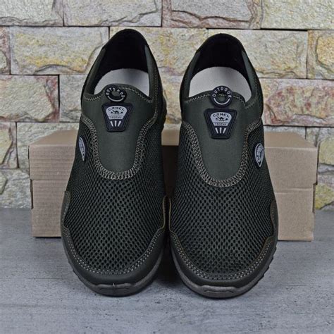 Купити Кросівки чоловічі сітка хакі Paolla Україна мокасини сліпони ціна 779 ₴ Prom Ua Id