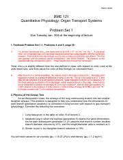 ProblemSet Pdf Winter BME Quantitative Physiology Organ Transport Systems Problem