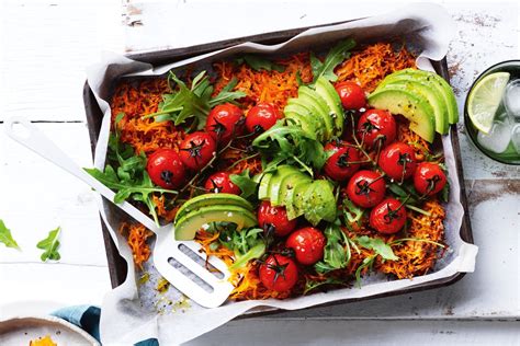 Sweet Potato Rosti With Roast Tomatoes Recipe