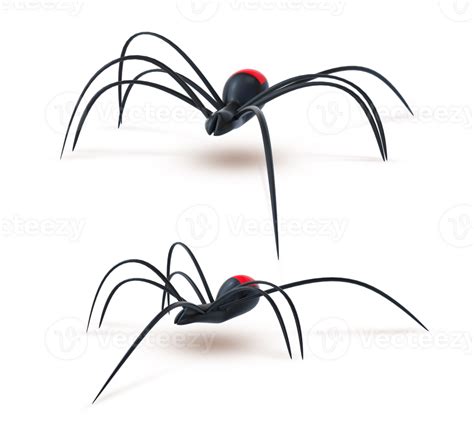 3d Rendering Black Spider Side And Frontside View 29881114 Png