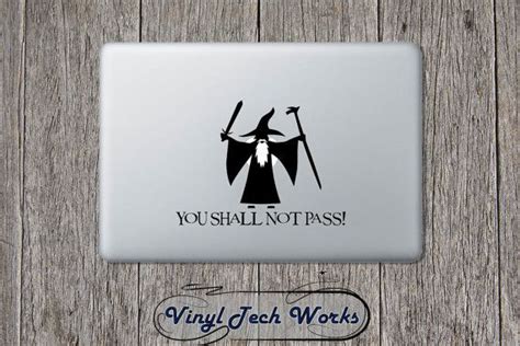 Lotr Gandalf Decal Lord Of The Rings Sticker For Apple Macbook Laptop