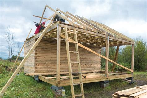在农村地区建造木屋图片 包图网企业站