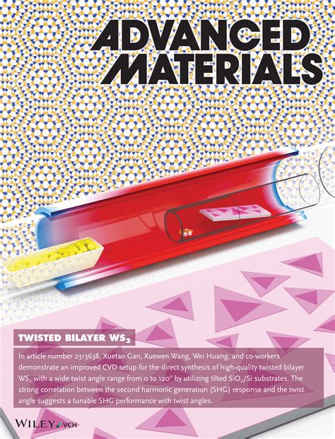 Advanced Materials发表黄维院士团队王学文教授课题组在二维双层扭角材料方面的新进展 视窗 西北工业大学新闻网