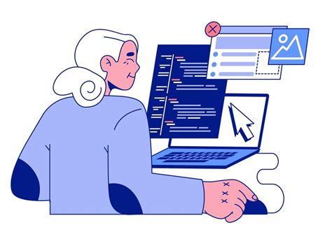 mayor desarrollador antiguo mujer programación y codificación