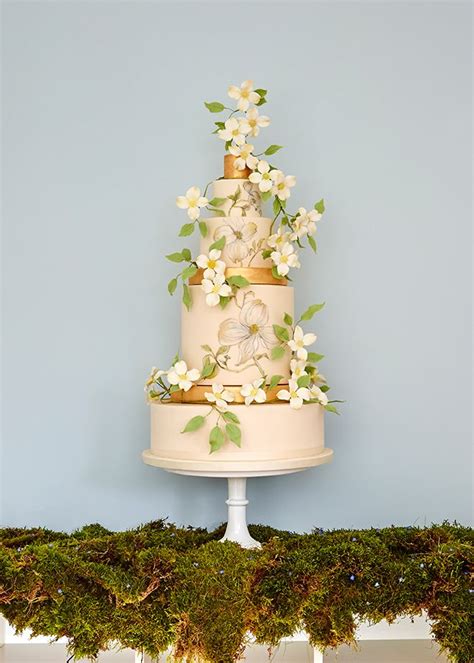 1000 Images About Bohemian Wedding Cakes On Pinterest
