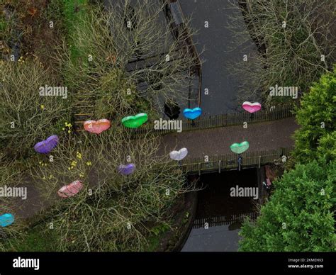 Aerial Drone Images Of Alton Towers Inclduing Winter Closurers