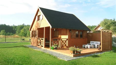 DOMEK LETNISKOWY DREWNIANY DO 35M2 NA ZGŁOSZENIE 7306755120
