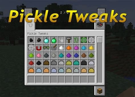 Pickle Tweaks For Minecraft 1 16 2