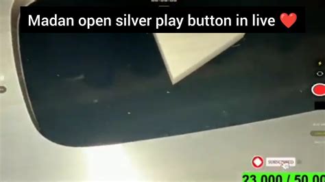 Madan Op Silver Play Button Madan Madanop Pubgmadan Bgmi Shorts