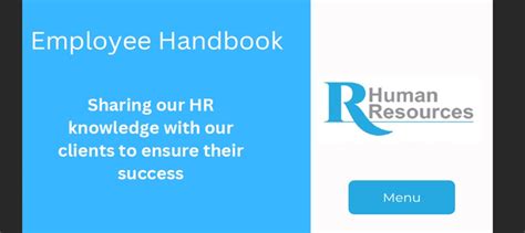 Employee Handbooks R Human Resources