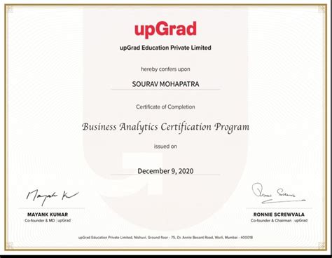 Sourav Mohapatra On Linkedin Successfully Completed Business Analysis Certification Program