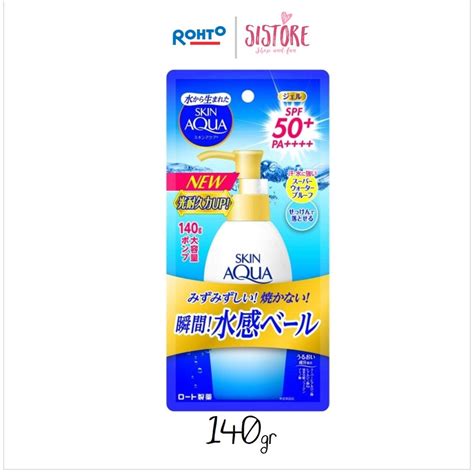 Jual Ori Japan Rohto Skin Aqua Uv Super Moisture Gel Spf 50 P
