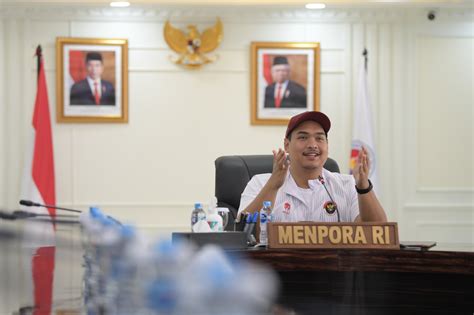 Kementerian Pesan Menpora Dito Kepada Peserta Indonesia Di Jambore Pramuka Dunia Ke Korsel