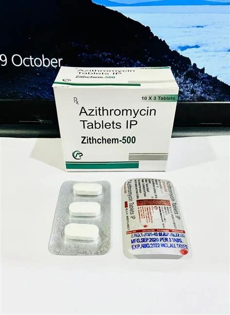 Zithchem Azithromycin 500mgtablets At Best Price In South 24 Parganas