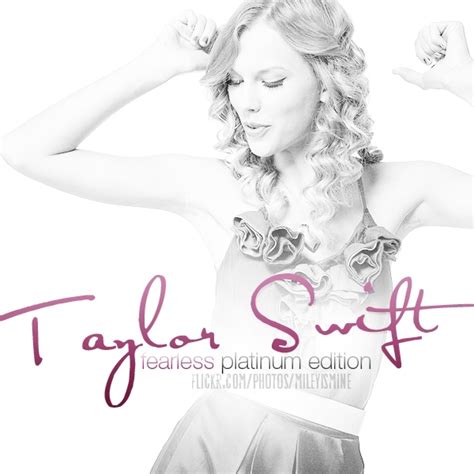 Fearless Platinum Edition FanMade Album Cover Fearless Taylor Swift Album Fan Art