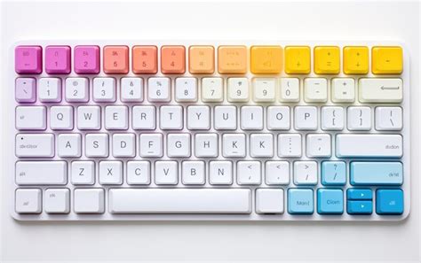 Premium Photo Vibrant Keyboard