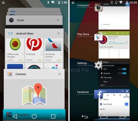 Android L Preview Vs Android Kitkat Visual Comparison Screenshots Redmond Pie