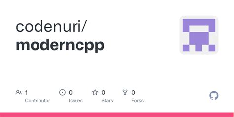 Github Codenurimoderncpp