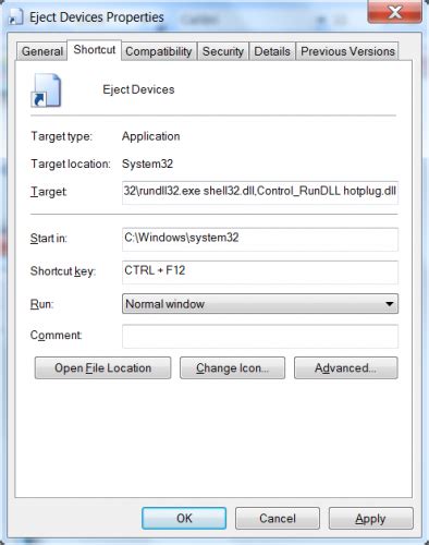 How To Create A Shortcuthotkey For The Safely Remove Hardware Tray Dialog On Windows