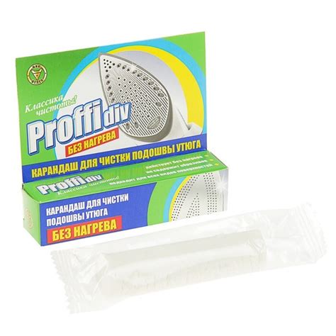 Карандаш PROFFIDIV для чистки утюга без нагрева - купить с доставкой по ...