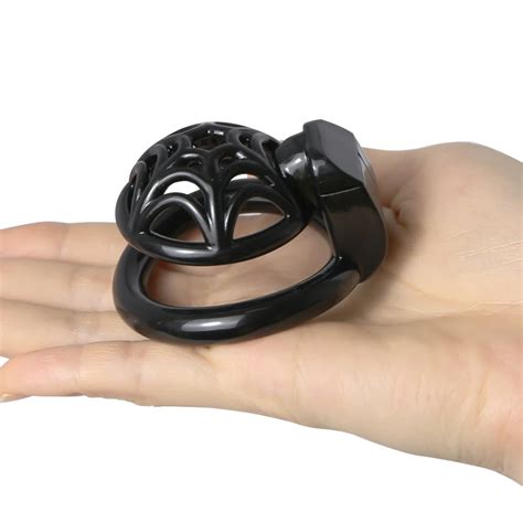 Micro Superlight Small 3d Printed Resin Spider Net Flat Chastity Cage