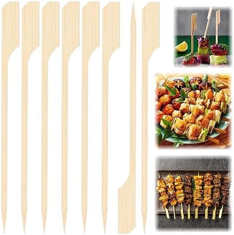 Bambusspieße 12cm Fingerfood Spieße100 Stück Spieße aus Holz für